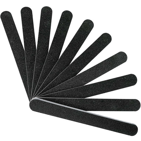 Zhu997 100 Pack Nail Files for Acrylic Nails 100/180 Grit Double Sides ...
