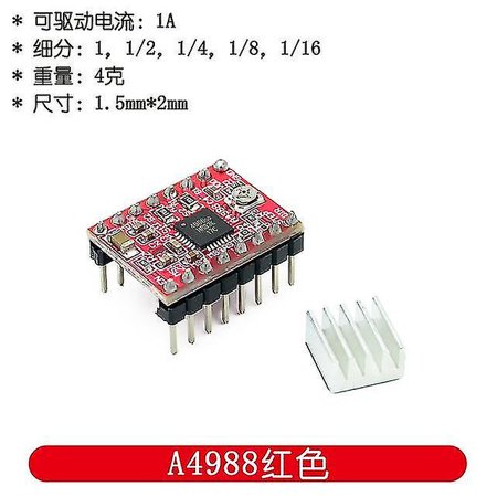 100Pcs 3d printer parts stepstick a4988 drv8825 stepper motor driver ...