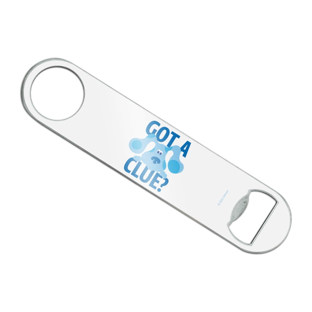 Blue's Clues Got a Clue Stainless Steel Vinyl Covered Flat Bartender ...