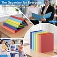 1-inch 3 Ring Binders, Assorted Colors, 6 Pack, For Office Home School ...