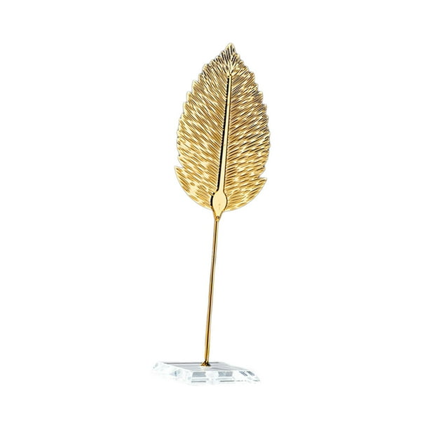 Leaf Statue Leaf Shaped Figurine Gift Leaf Sculpture for Table ...