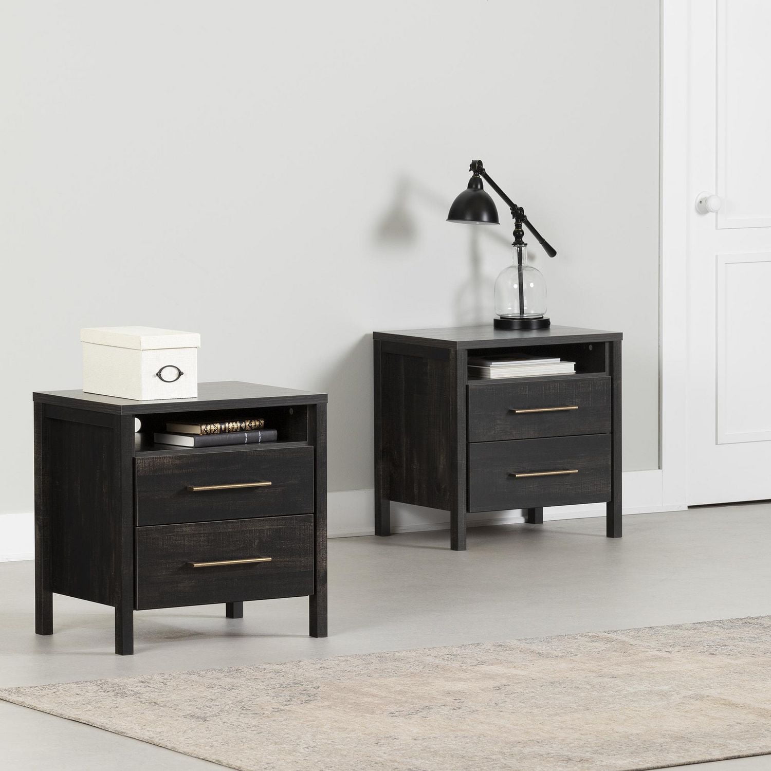 Click here for South Shore Gravity Set Of 2 Nightstands For Adult... prices
