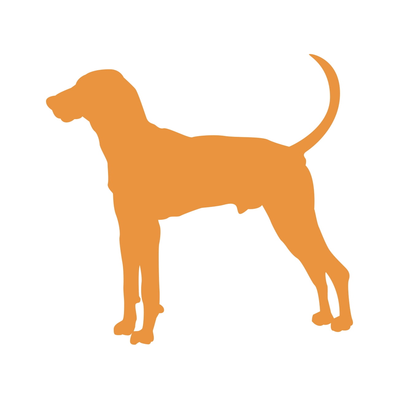 Treeing Walker Coonhound Sticker Decal Die Cut - Self Adhesive Vinyl ...