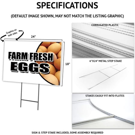 Yard Sign & Stake | Walmart Canada