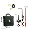 7Pieces Quartzs Clock Movement Repair Tool Kits with Elegant Black ...