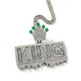 14K Gold Finish Simulated Diamond Custom Hip Hop Iced Out Bling King ...