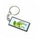 Tyrannosaurus Rex T Rex Dinosaur Raptor Blue Background Keychain Key ...