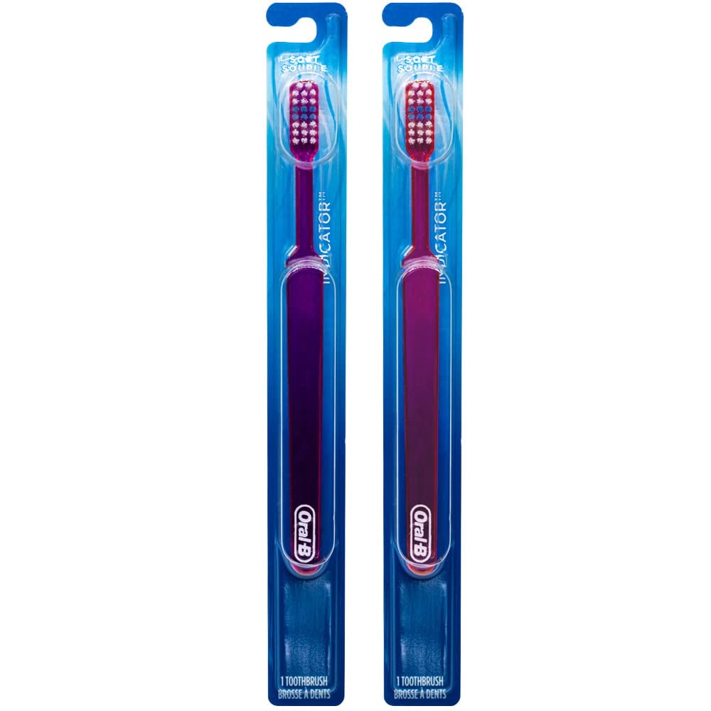 Oral-B Indicator Toothbrush, 20 Small Head, Youth, Soft (Colors Vary ...