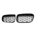 Car Front Grill Diamond Kidney Grilles Racing Grills For BMW X3 F25 ...