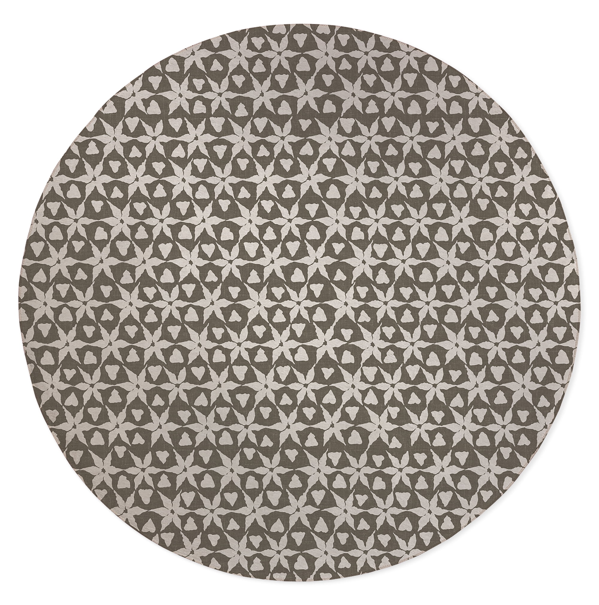 BULA FLOWER BROWN SQUARE Office Mat By Kavka Designs - Walmart.com