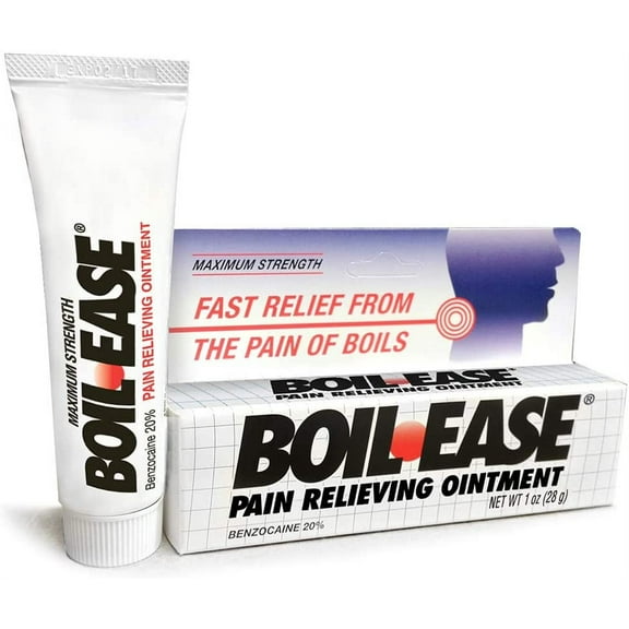 Boil-Ease Pain Relieving Ointment, 1 oz, Fast Relief from Boil Pain ...