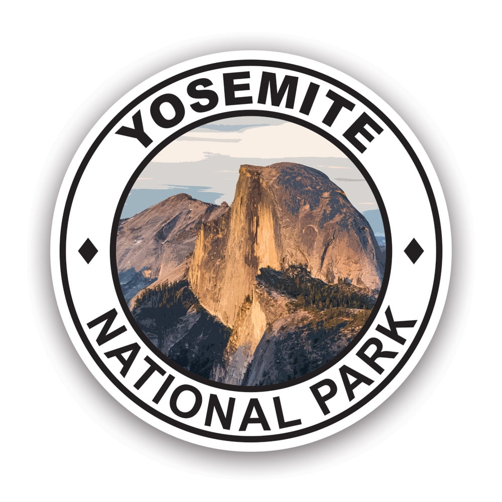 Yosemite National Park Sticker Decal - Self Adhesive Vinyl ...