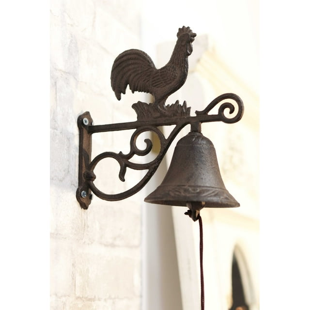 Cast Iron Rustic Western Farmhouse Rooster Chicken Door Wall Dinner ...
