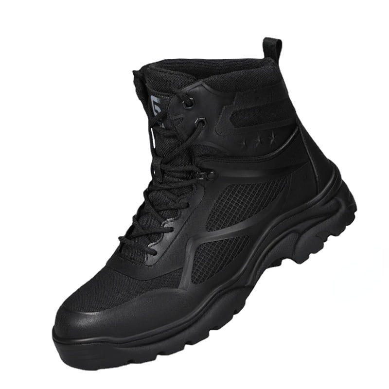 YAZI Steel Toe Boots for Men Women Indestructible Steel Toe Shoes Non ...