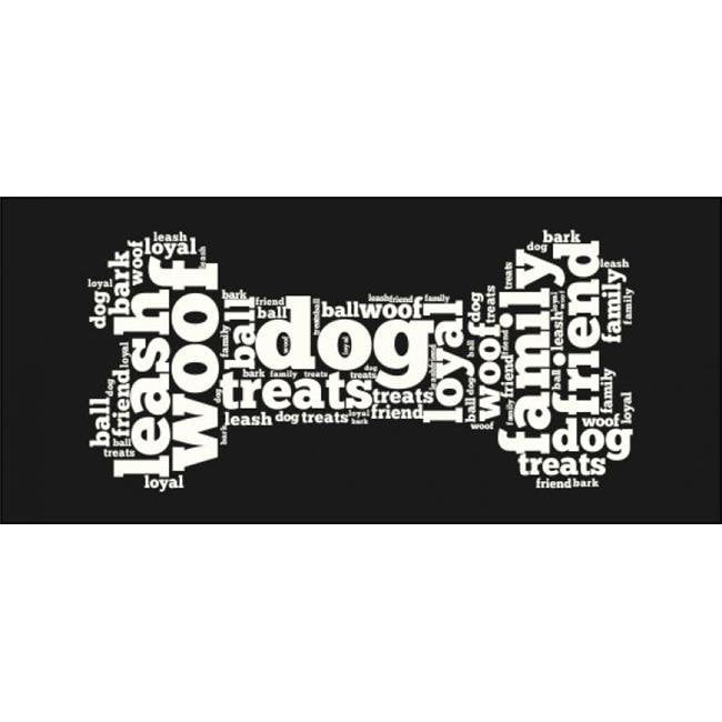 Sixtrees WB3242 5 X 11 in. Cloud Word Dog Bone Wall Decor - Walmart.com