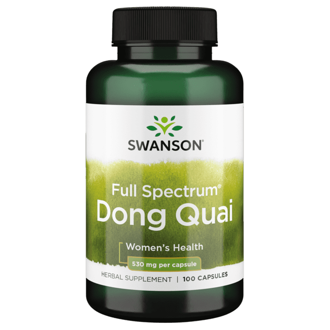 Swanson Dong Quai 530 mg 100 Capsules - Walmart.com