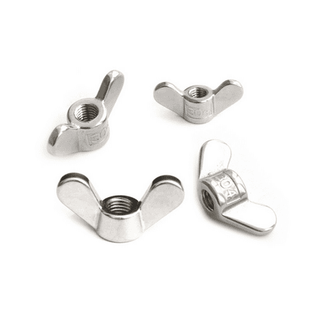 60pcs Wing Nuts M4 M5 M6 M8 Wing Nuts Assorted Stainless Steel Wing ...