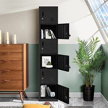 MIIIKO Metal Locker for Gym, School, Office, 71" Metal Storage Locker ...