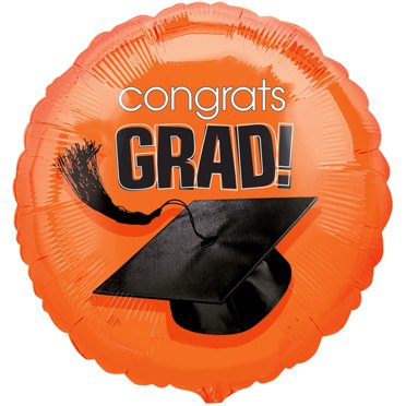 Anagram Congrats Grad Cap School Colors Cluster SuperShape 31in Foil ...