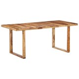 vidaXL Dining Table Kitchen Table Dining Room Dinner Table Solid ...