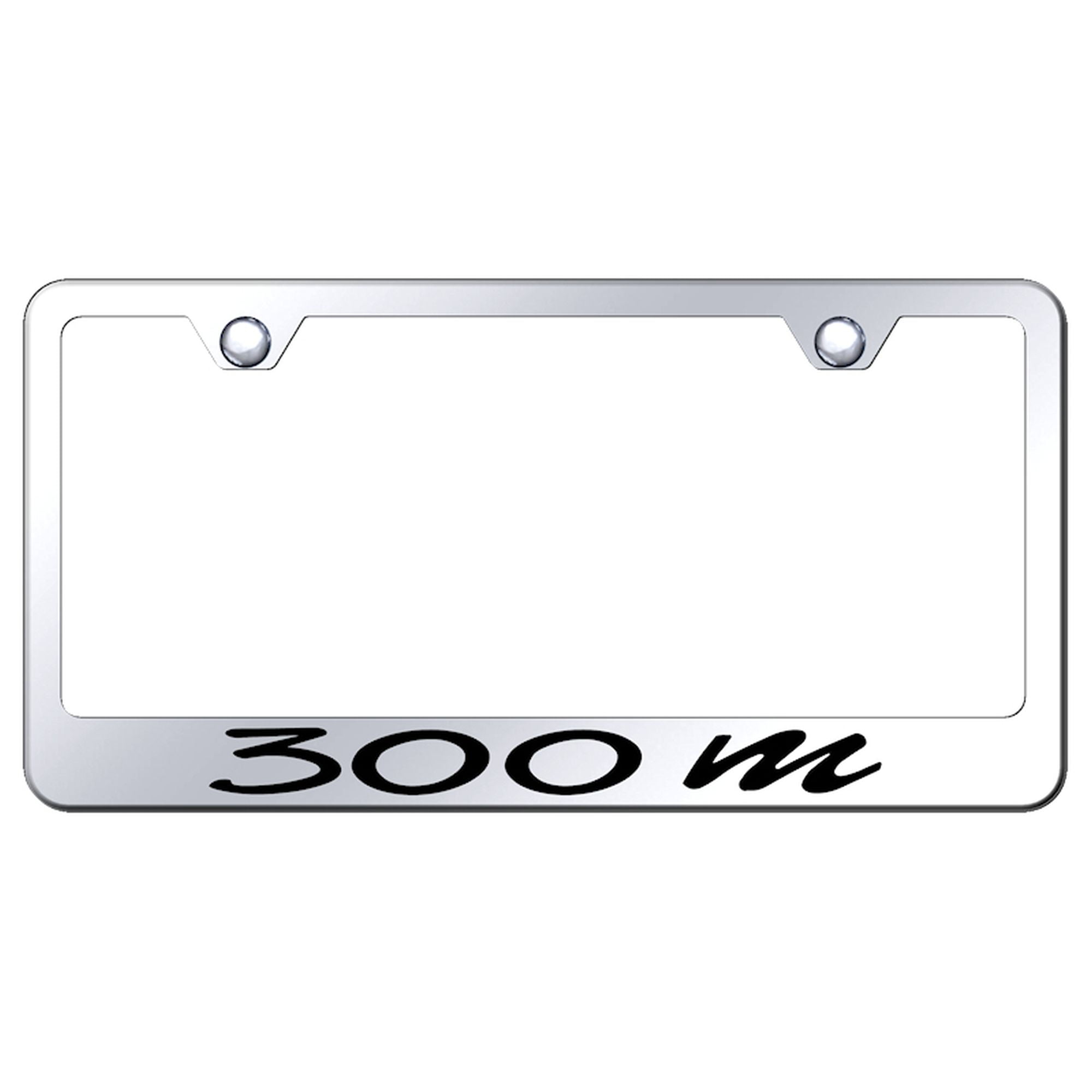 Chrysler 300m Laser Etched Logo Stainless Steel License Plate Frame ...