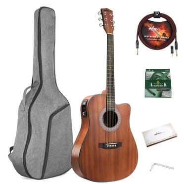 Rogue Starter Acoustic Guitar, Pink - Walmart.com