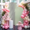 4FT Arch Backdrop Covers, Light Green Grey Ombre Wedding Arch Cover ...