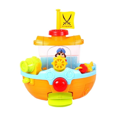 Cute Pirate Ship Bath Tub Toy Bathtub Bath Toy Bathtime Play Set For ...