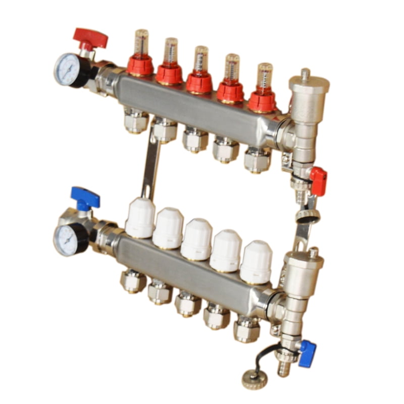 INTSUPERMAI Floor Heating Water Distributor Pex Intelligent Temperature ...