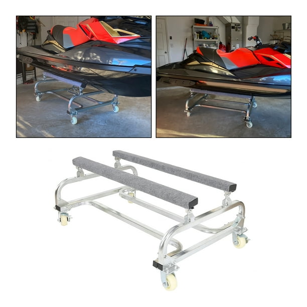 HECASA Watercraft PWC Dolly Boat Jet Ski Stand Storage Trailer Cart ...