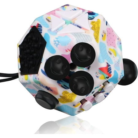 12 Sided Fidget Cube - Dodecagon Fidget Cube Depression Anti, Stress ...