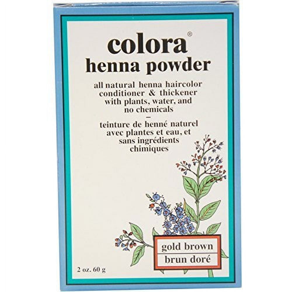 Click here for Colora Henna Powder Hair Color Gold Brown 2 Ounce... prices