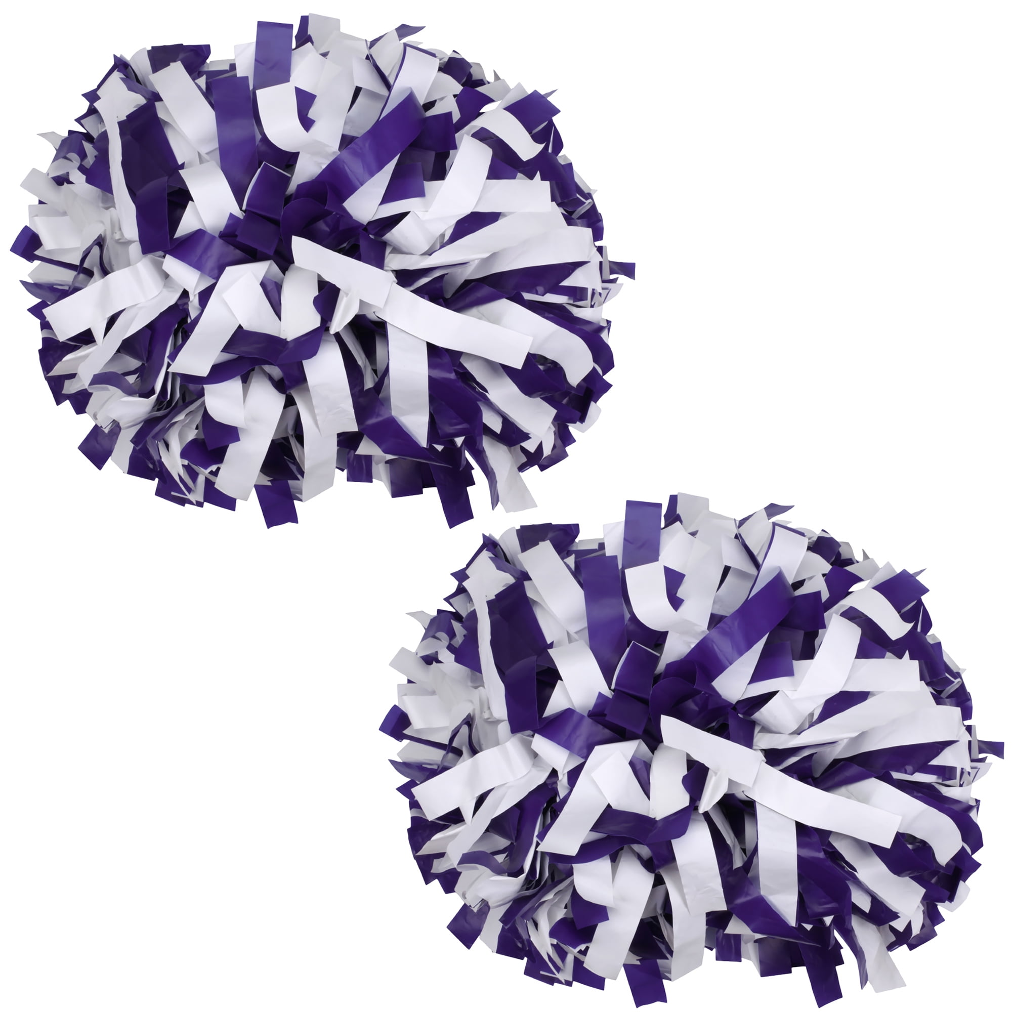 Plastic Cheer Pom Poms Cheerleading Cheerleader Gear 2 pieces one pair ...