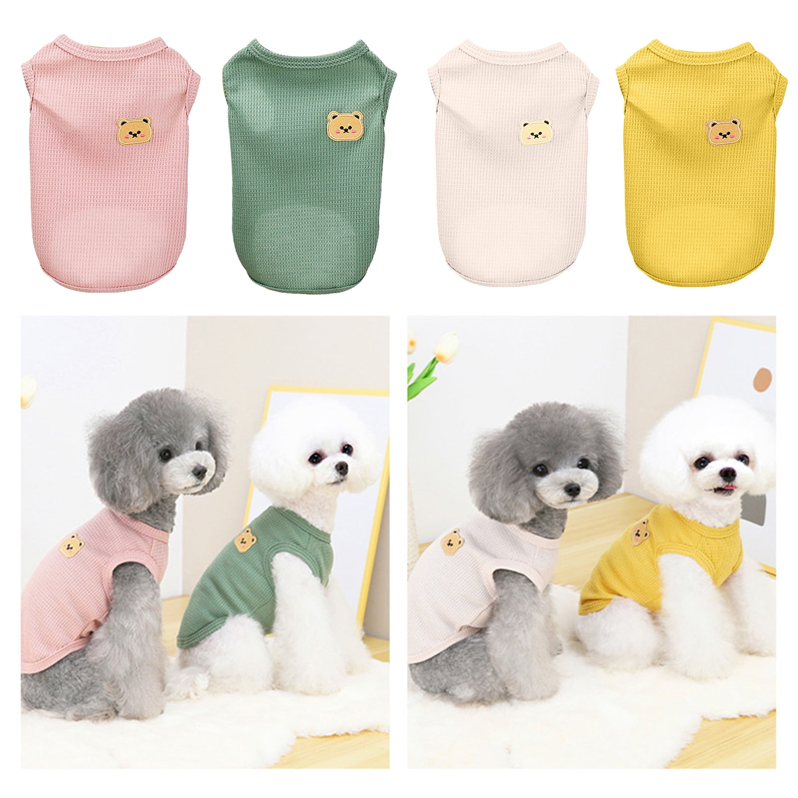 Dog Shirts Pet Shirts Dog T-Shirt Puppy Casual Dog Vest Puppy Vest Pet ...