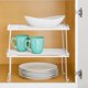 Mainstays Folding Metal Kitchen Pantry Organization Wire Shelf, White ...
