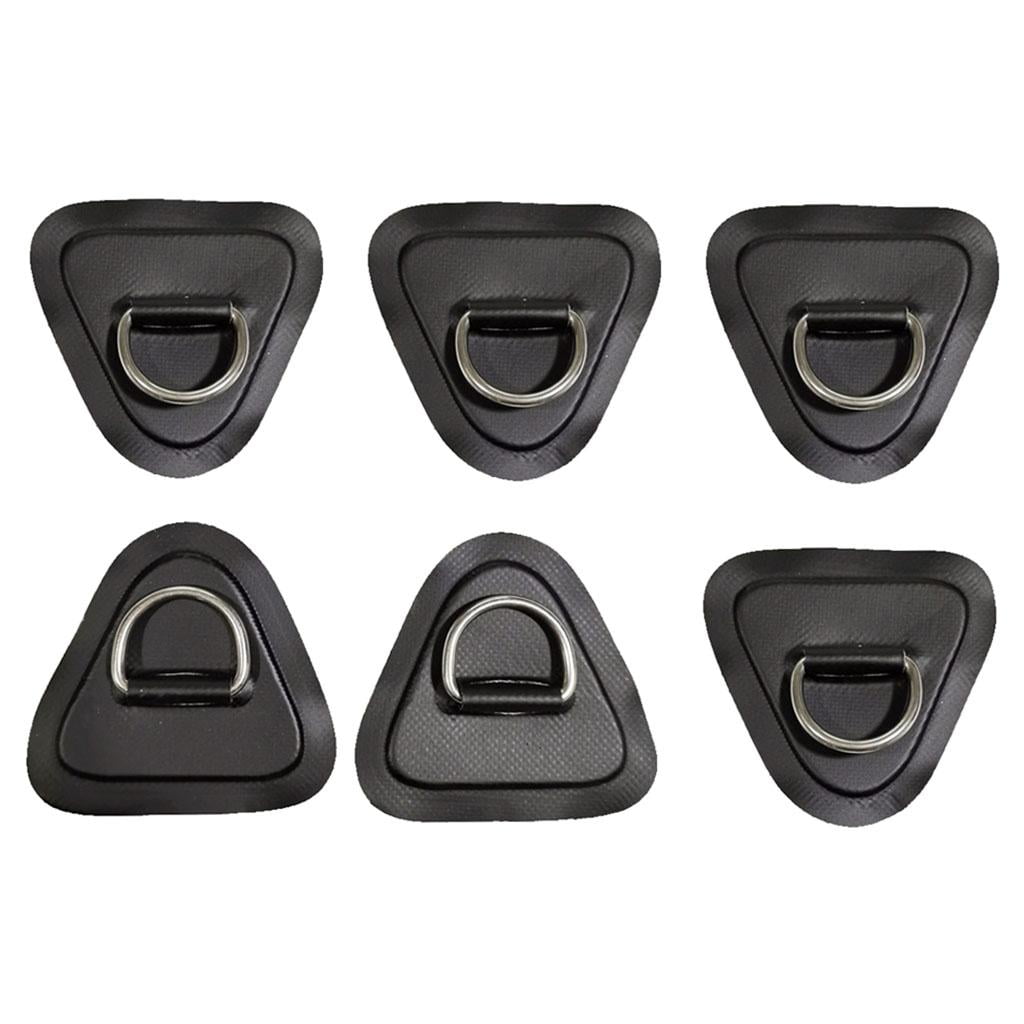 6 Pieces Stainless Steel Kayak D- Buckle Circular D- Patch For ...