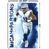 NFL Dallas Cowboys - Micah Parsons 22 Wall Poster, 22.375" x 34 ...