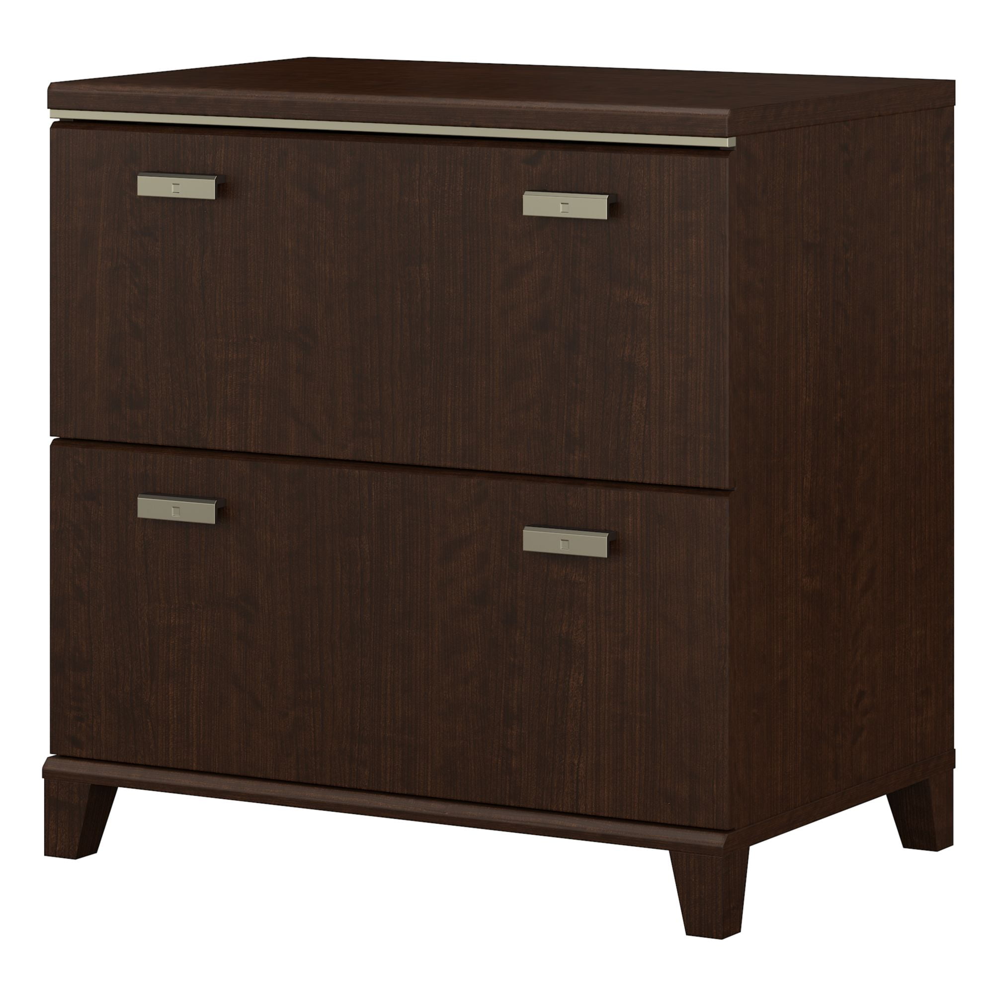 Bush Furniture Tuxedo 2 Drawer Lateral File Cabinet in Mocha Cherry ...