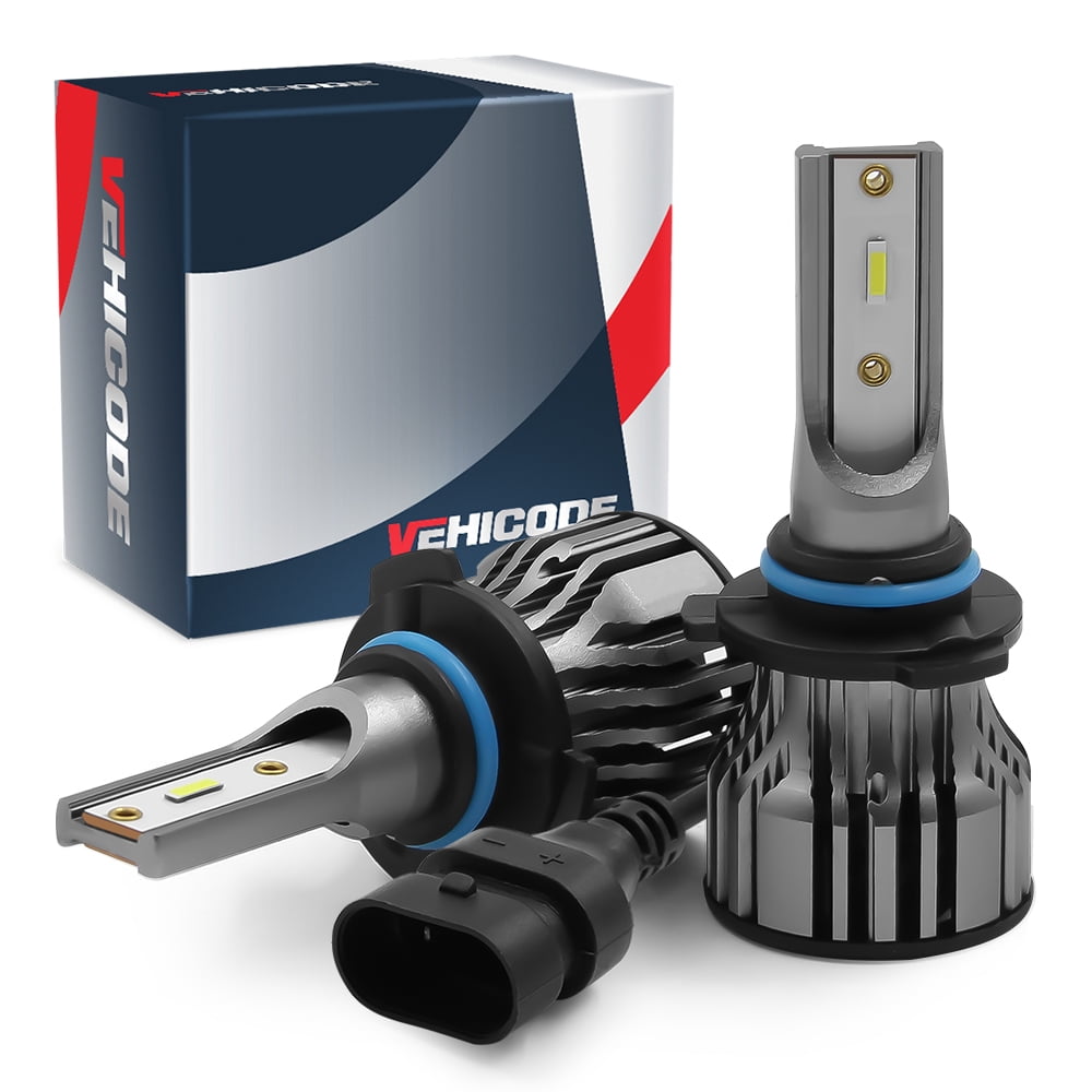 VEHICODE 9012 HIR2 ll LED Headlight Bulb Low High Beam Light 12V 6000K ...