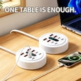 66W Space Saving USB Charging With 4 USB And 4 Type C Port Power ...