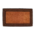 Solid with Border 18 x 30 Extra Thick Hand Woven Coir Doormat - Walmart.com