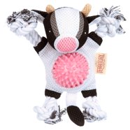 Sedioso Lightweight Cow Design Dog Toy, Squeaky Plush with Crinkle ...