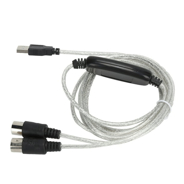 Cable MIDI, cable MIDI, adaptador MIDI a MIDI, controlador MIDI, valor ...