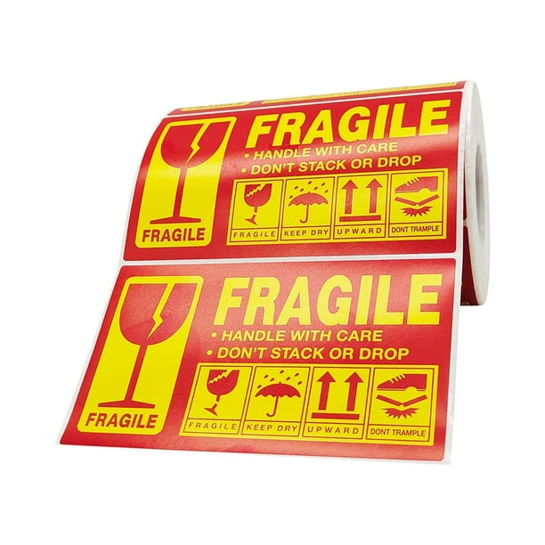 facefd Fragile Marking Tape Handle with Care Adhesive Printed for ...