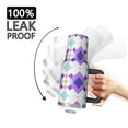 40oz Tumbler with Handle and Straw, Vacuum Insulated Stainless Steel ...