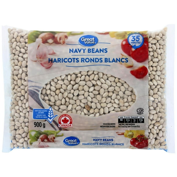 Great Value Navy Beans, 900 g - Walmart.ca