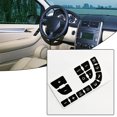Auto Vinyl Repair Decal Sticker for Car AC Buttons, Matte Black, Ideal ...