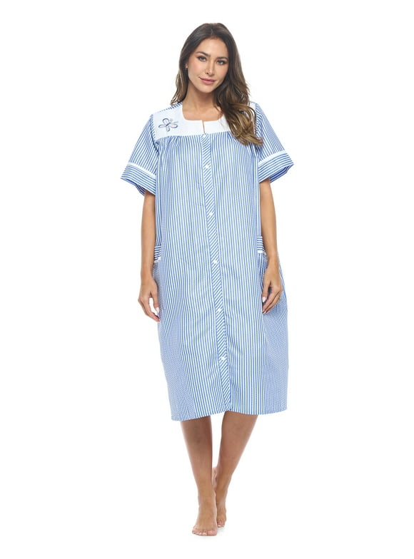 Snap Front Housecoat