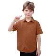 Boys Casual Long Sleeve Shirt Soft Blend Tee With Comfort Fit For Daily ...