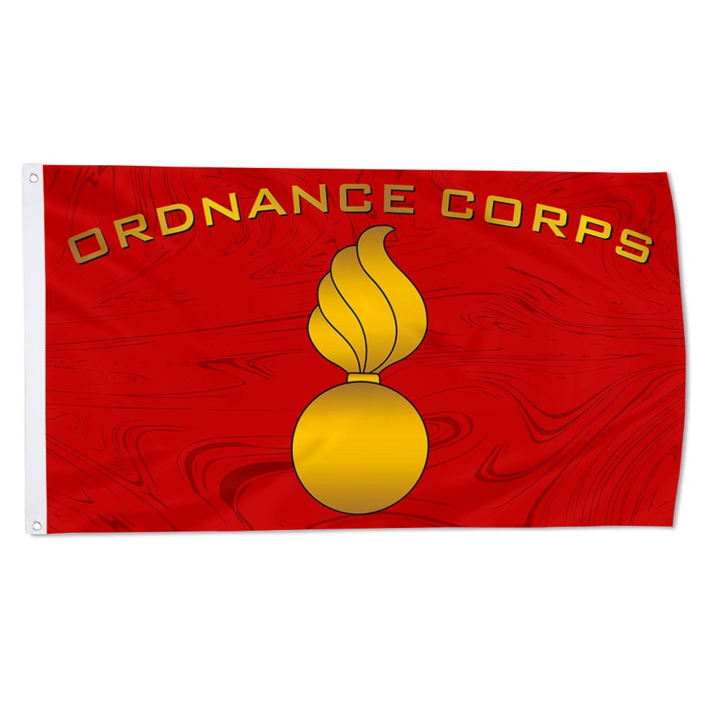 Cayyon Ordnance Corps Flag 3x5Feet Military Banner with 2 Brass ...